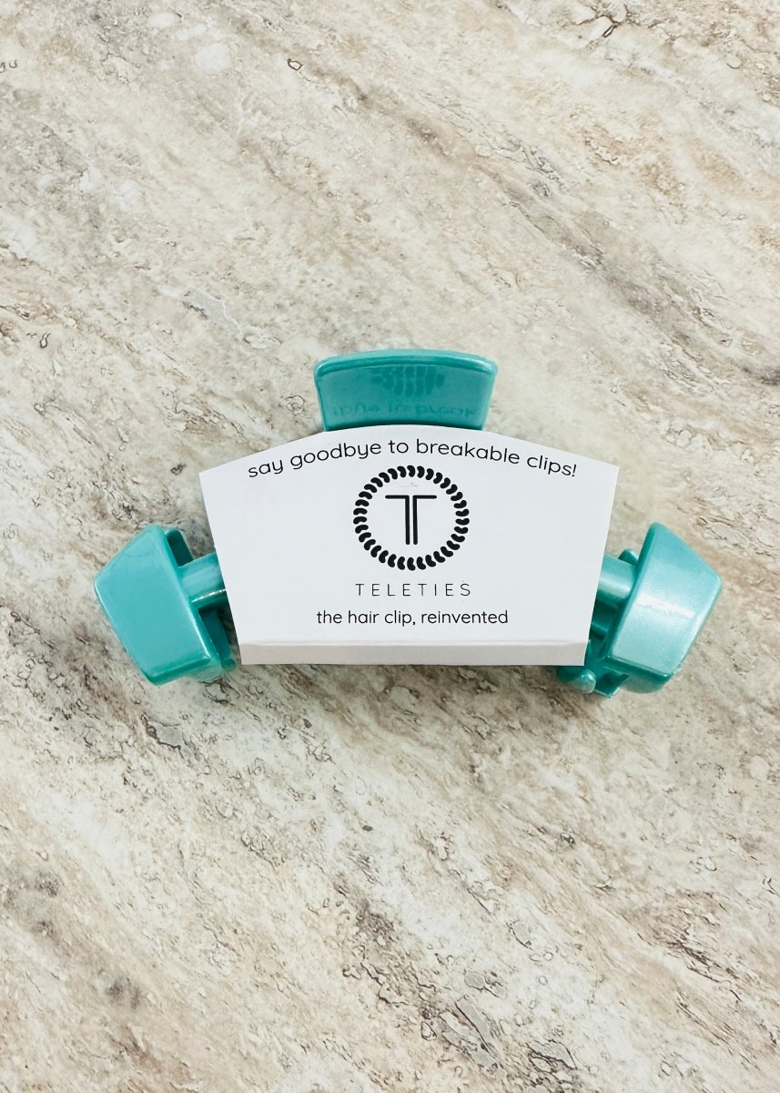 Large Hair Clip | Classic | Totally Turquoise | Teleties – Jimberly's ...