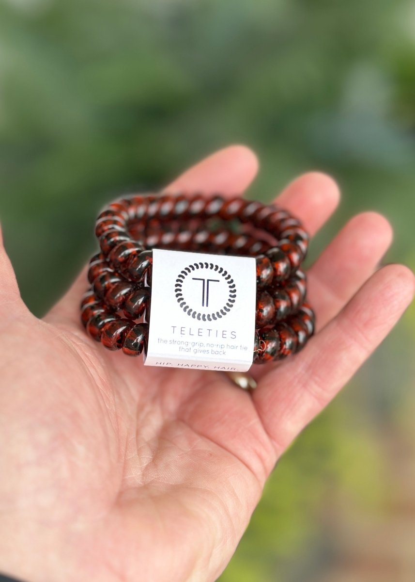 Large Teleties Hair Ties - Tortoise – Jimberly's Boutique
